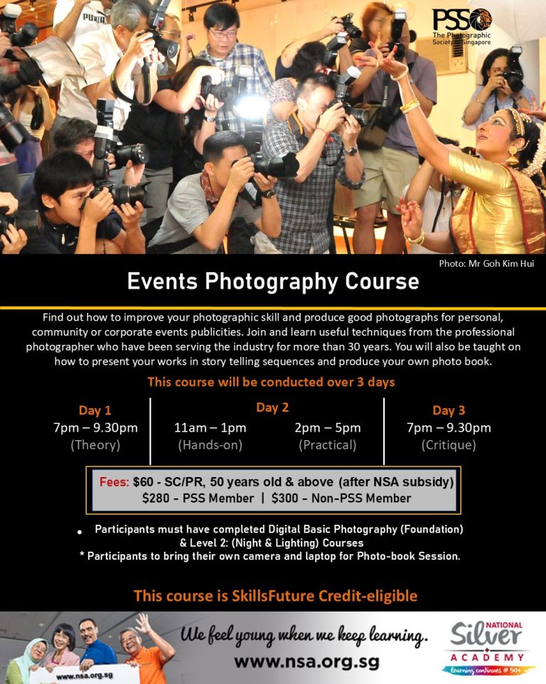 Events Photography Course - PSS
